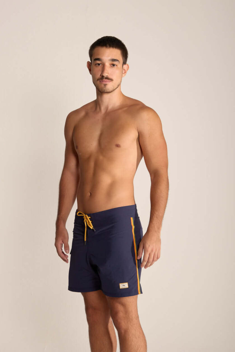 Boardshort Into The Forest - Azul Marinho | Greenish